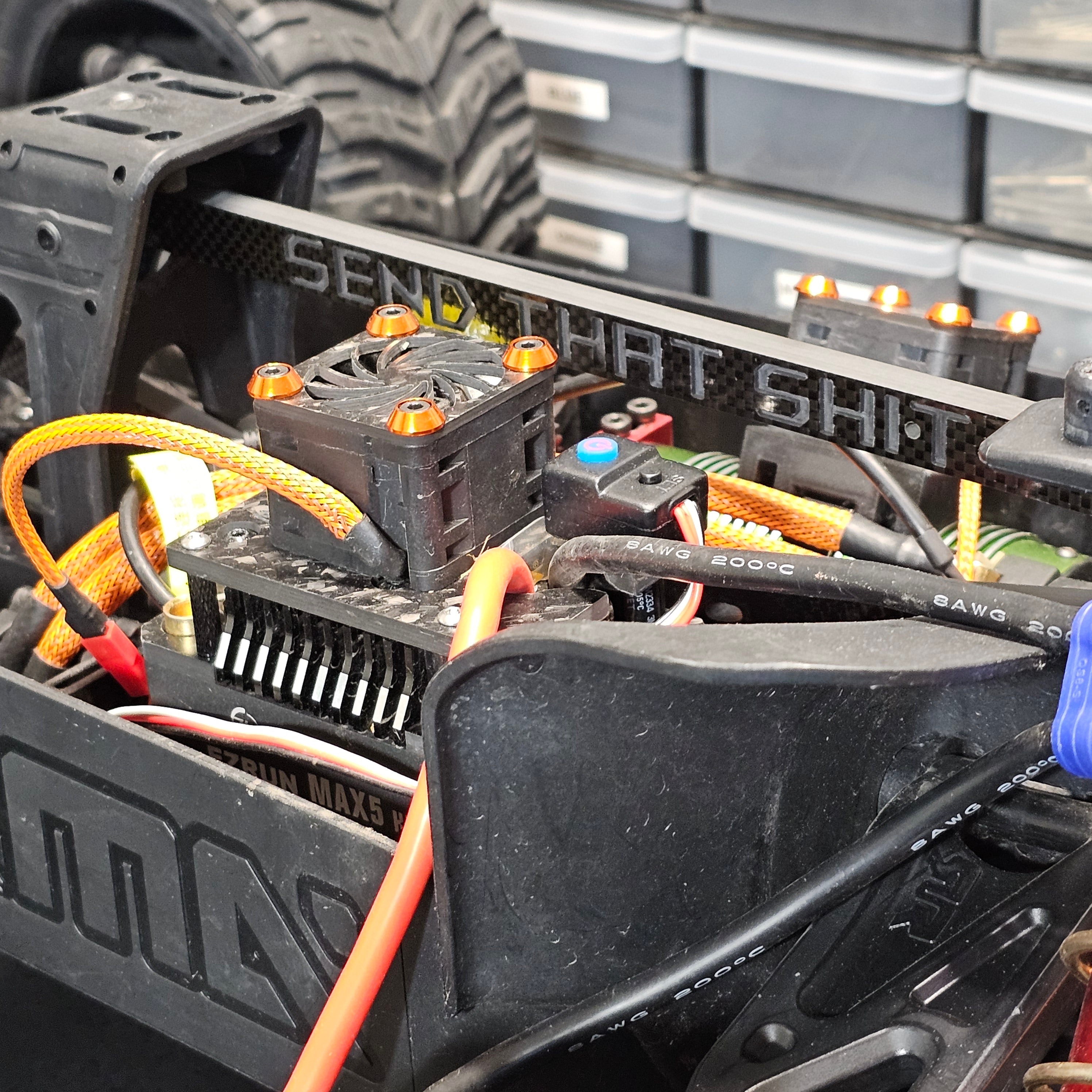 Arrma Kraton 8s Carbon Fiber Chassis Brace – HyperFlow Fans