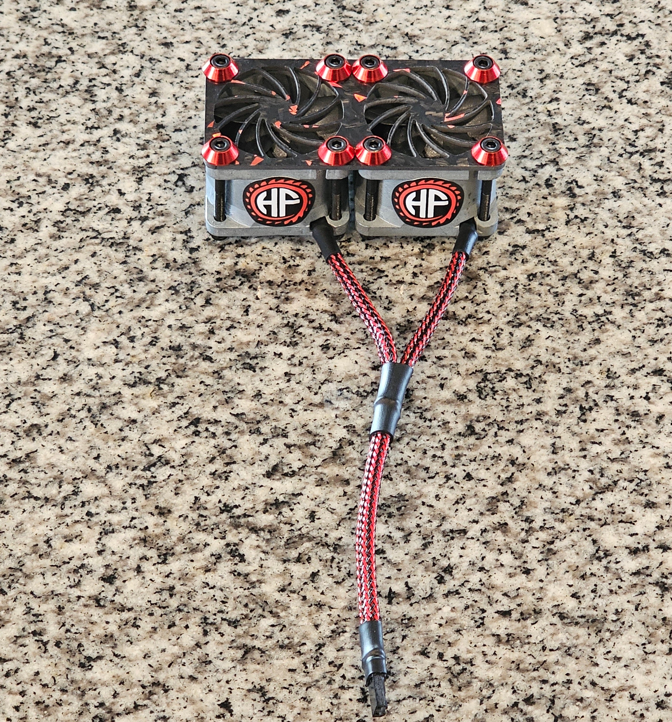 HyperFlow Fans 3s 4s & 6s High Speed Twin RC Cooling Fan 12v & 24v No